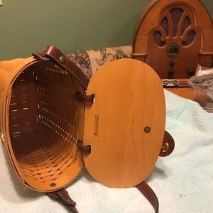 Longaberger | Bags | Handwoven Longaberger Purse | Poshmark